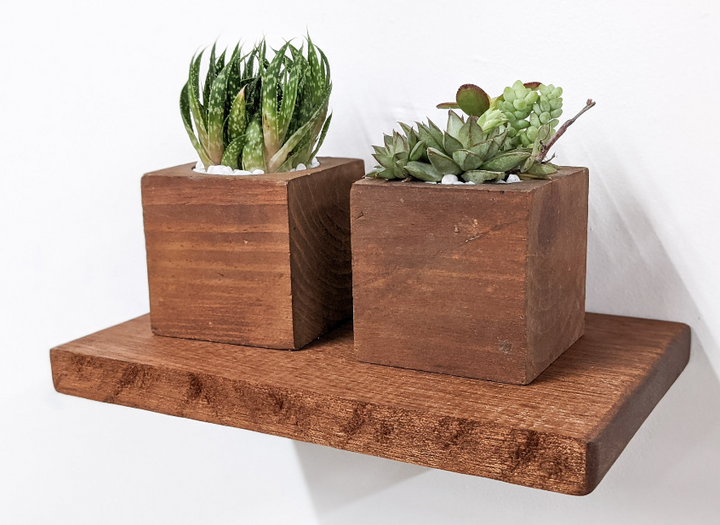 Classic Floating Shelves – Real Wood, Wall-Mounted, Handcrafted