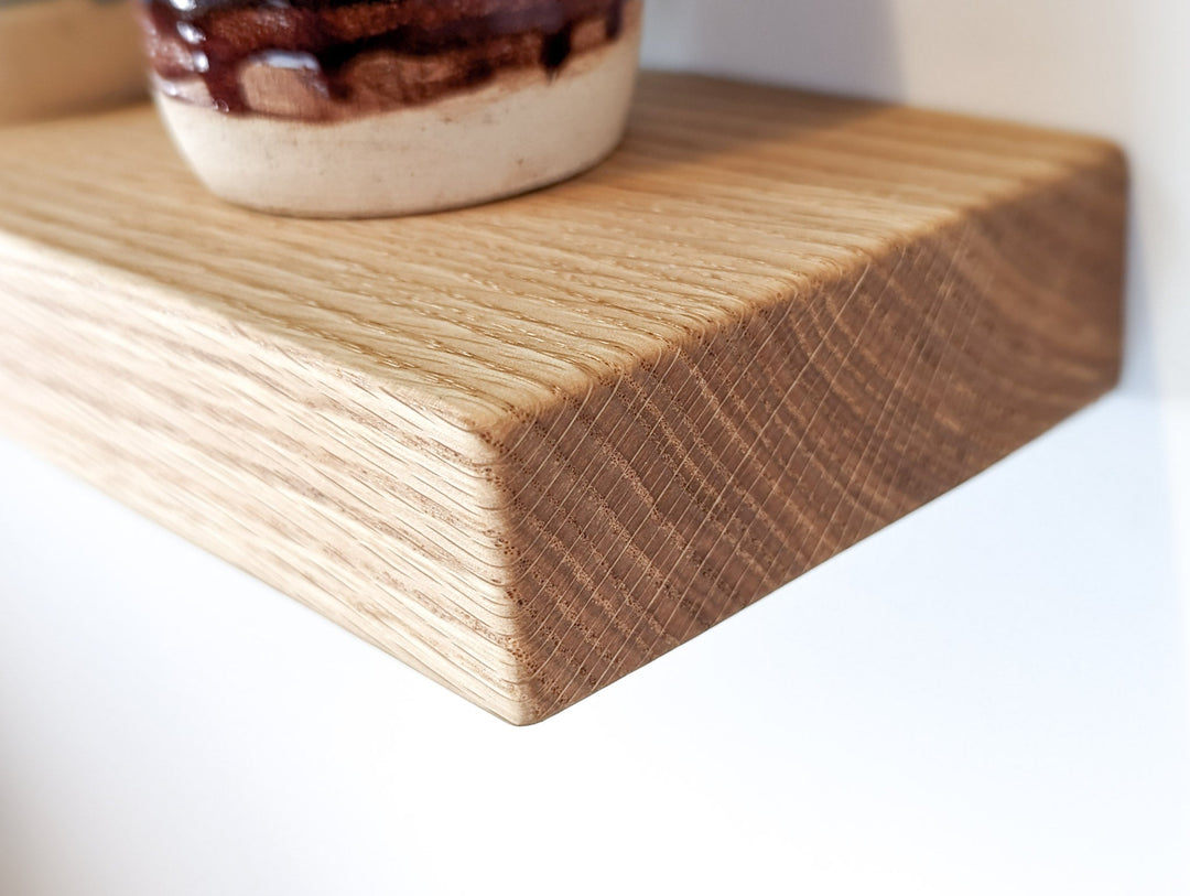 Thick Mahogany Floating Shelves in Small Sizes – NookWoodworking